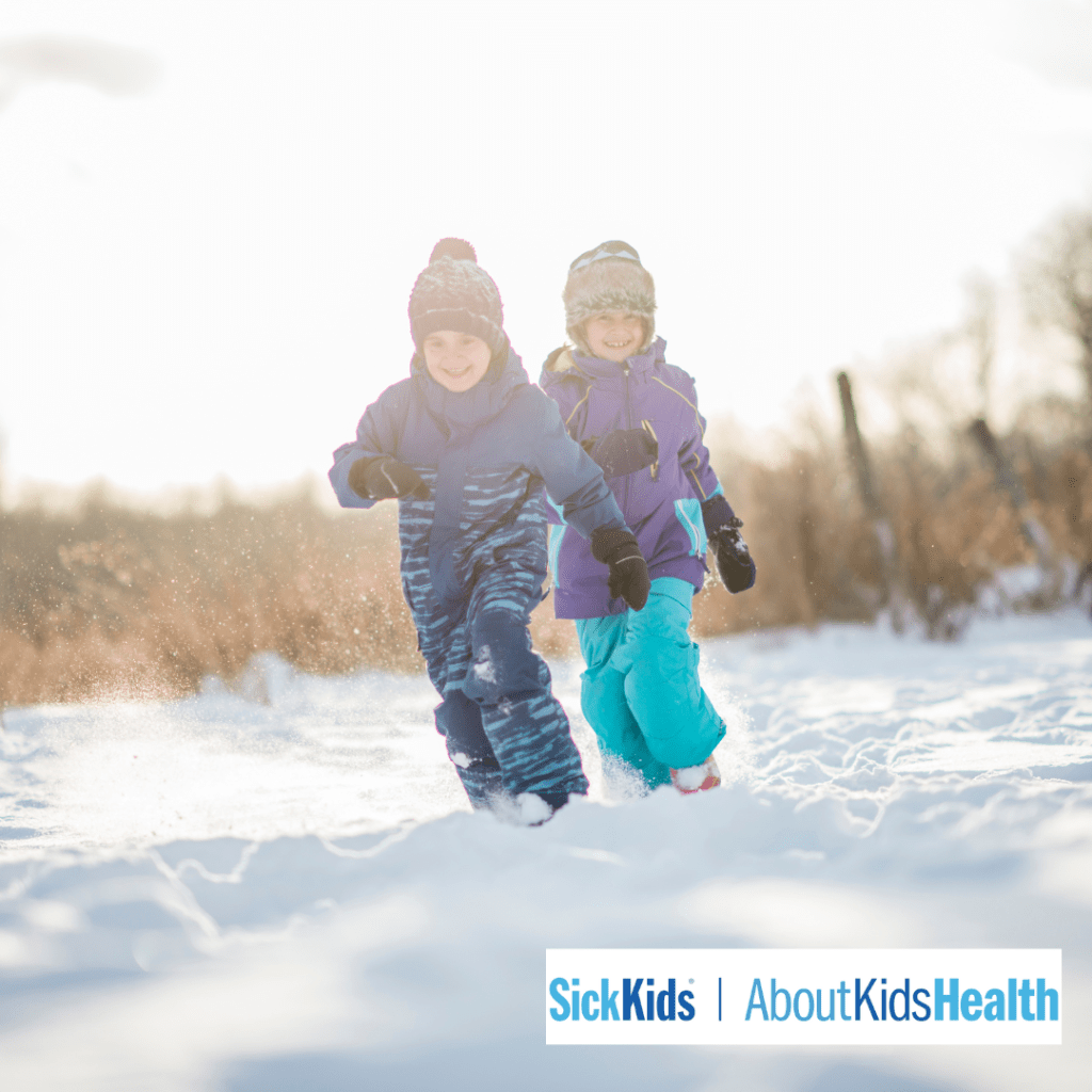 Winter Safety Tips from About Kids Health - Meant2Prevent